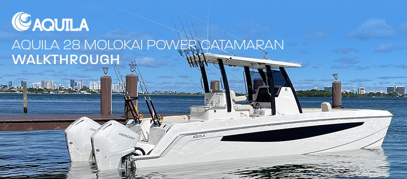 Aquila Offshore Power Catamarans | MarineMax