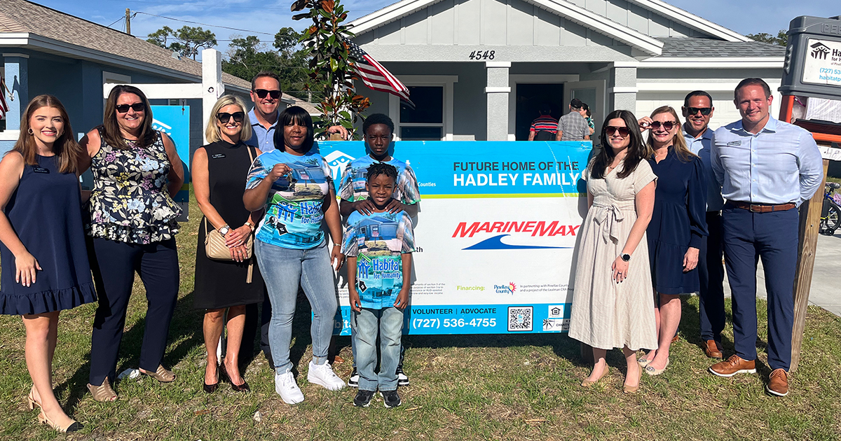 MarineMax Dedicates Their 7th Habitat for Humanity Home