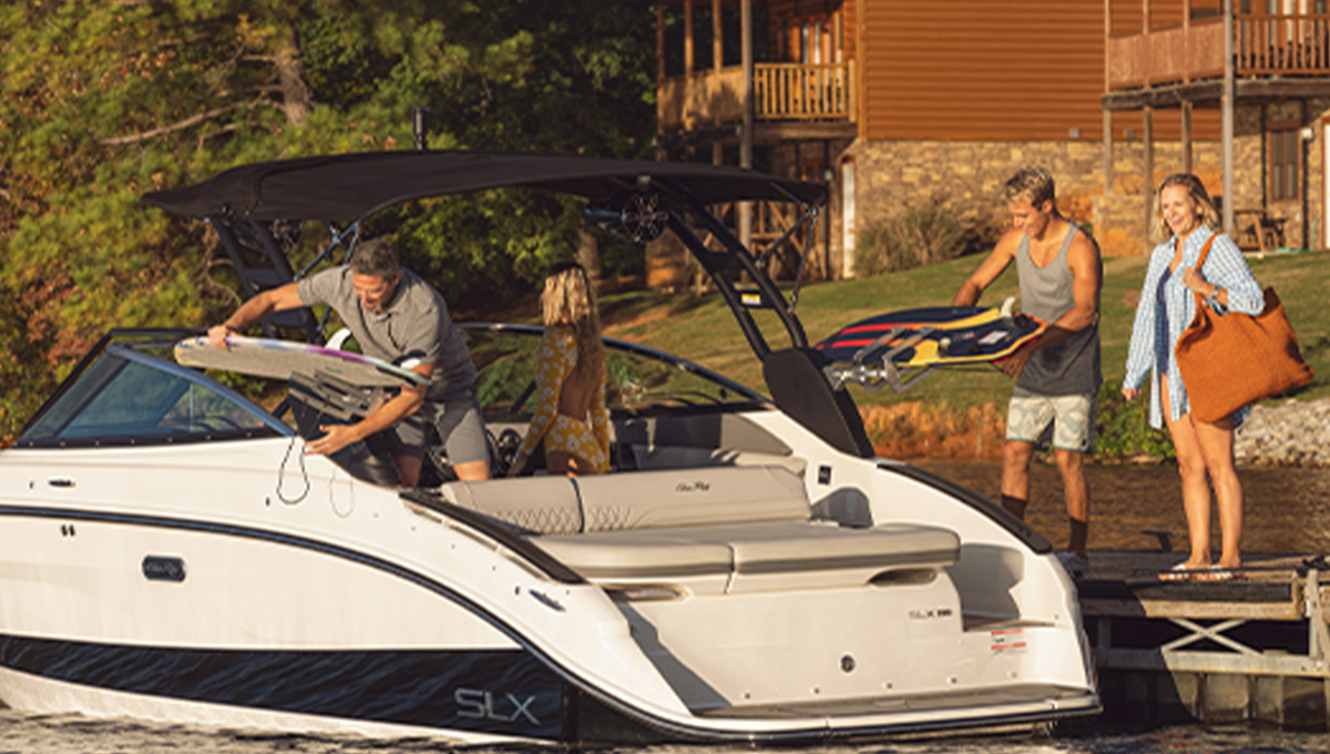 The Sea Ray SLX Surf Hits the Open Road